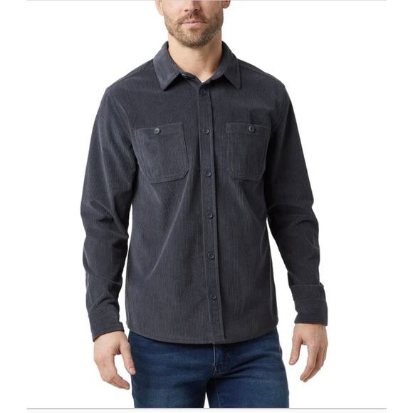 32 Degrees | Shirts | 32 Degrees Mens Corduroy Overshirt Nwt Xl Blue ...